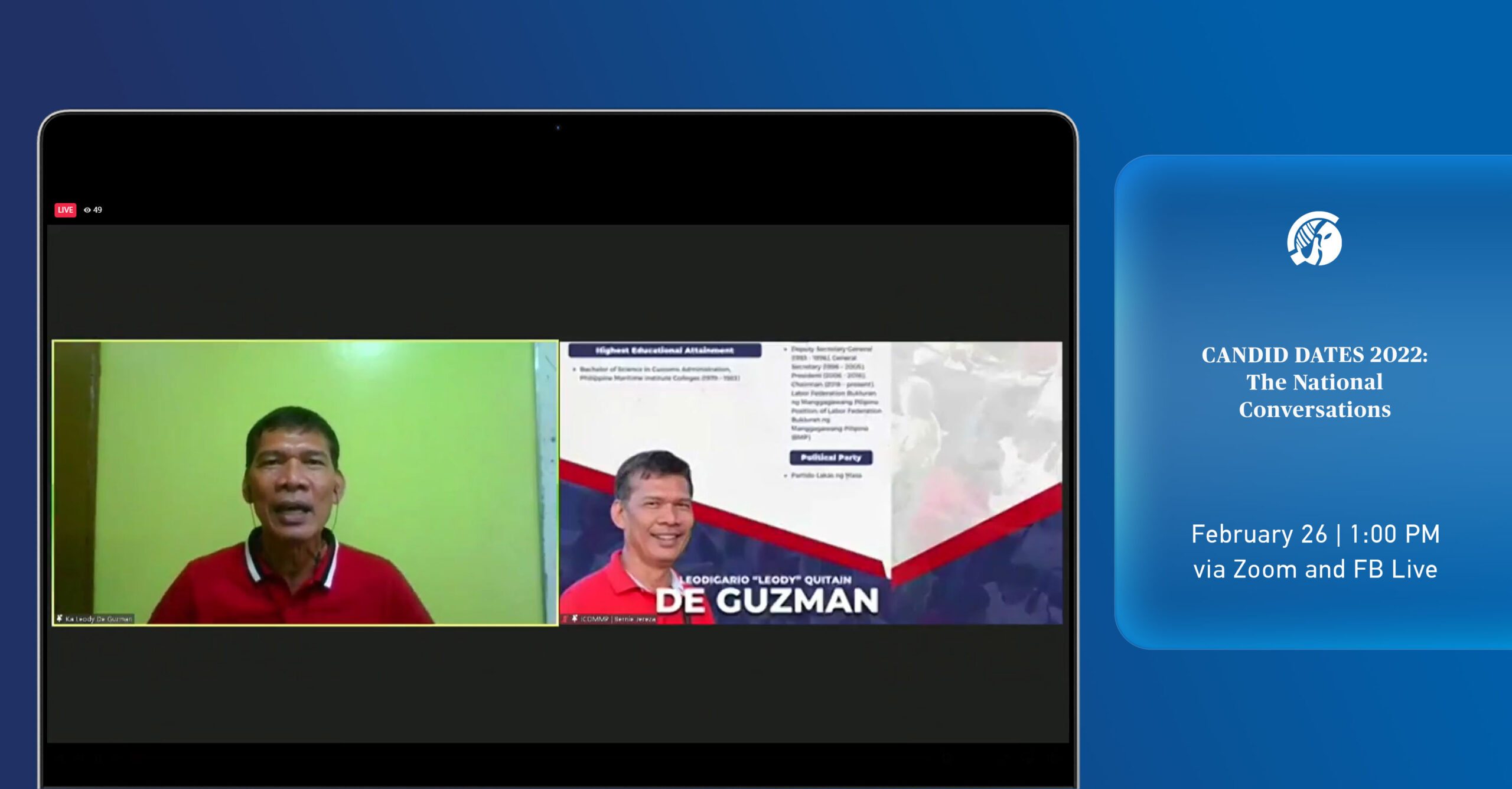 CANDID DATES 2022: Ka Leody aims for 'people-first' government ...